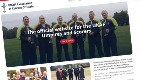 UKAF ACO launches new look website | UKAF Association of Cricket Officials