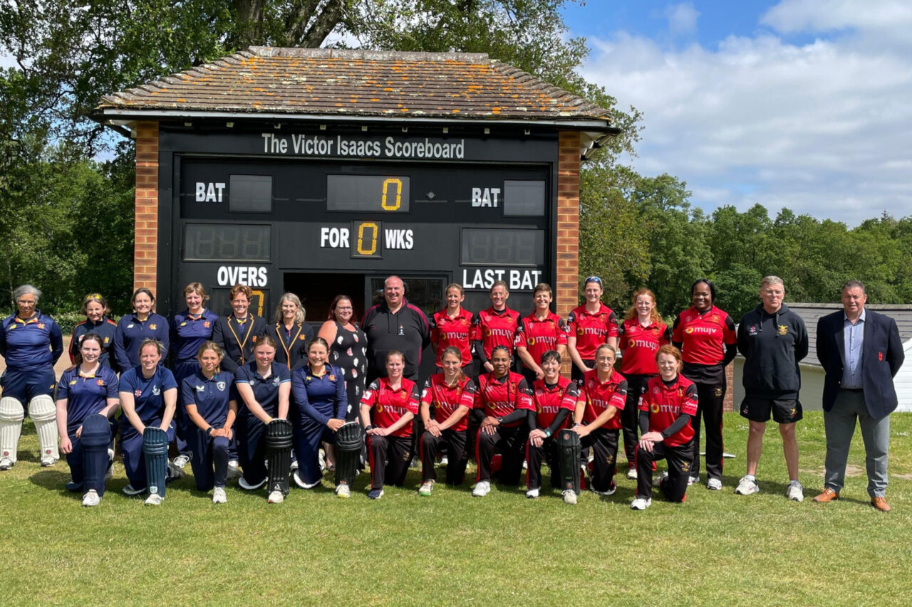 “Victor Isaacs Scoreboard” opened | UKAF Association of Cricket Officials