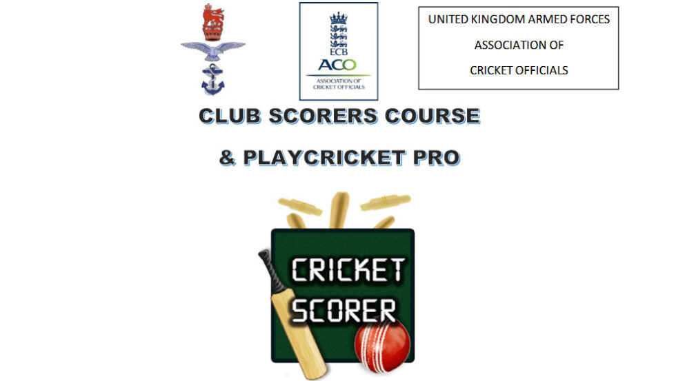 UKAF ACO Umpires and Scorers Courses 2025 | UKAF Association of Cricket ...